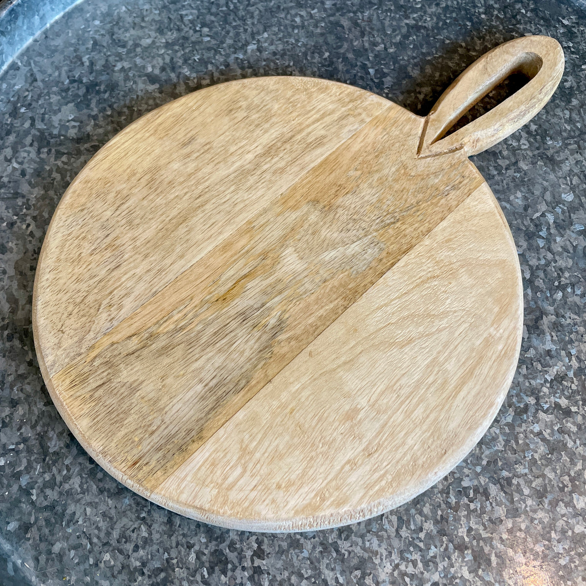 Chopping Board - Round with Long Handle, 28x39cm - - Liv's Solihull