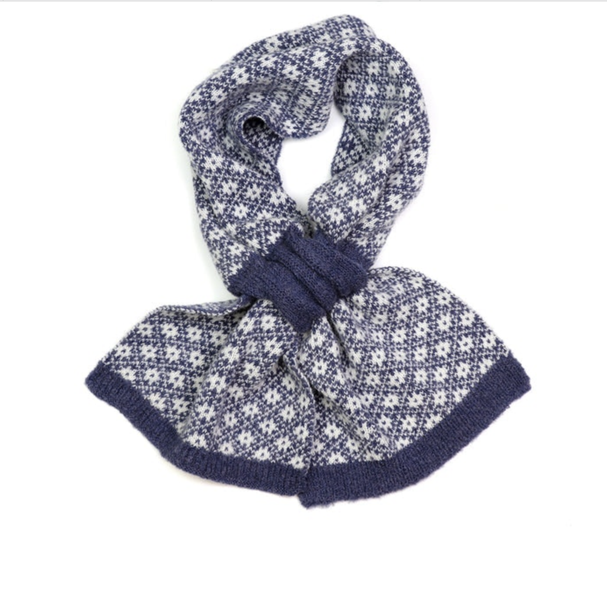 Scarf - Pull Through Scandi, Navy - - Liv's Solihull