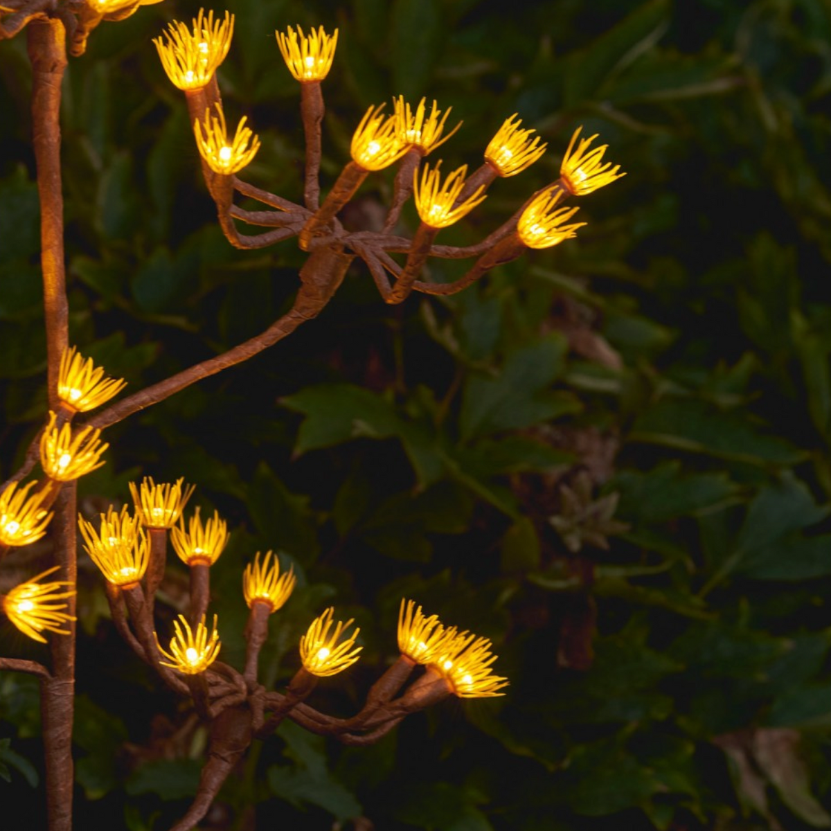 Solar Outdoor Wild Fennel LED Branch - - Liv's Solihull