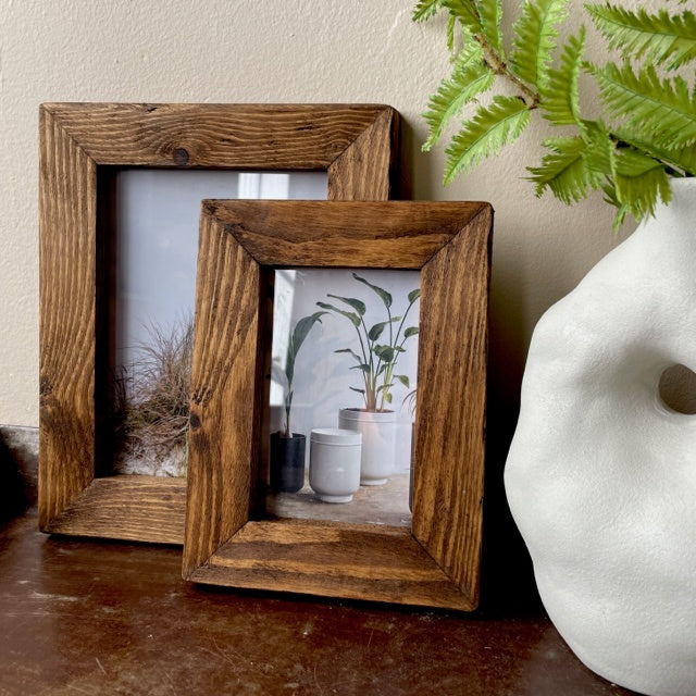 Rustic Brown Photo Frame 4x6" - - Liv's Solihull