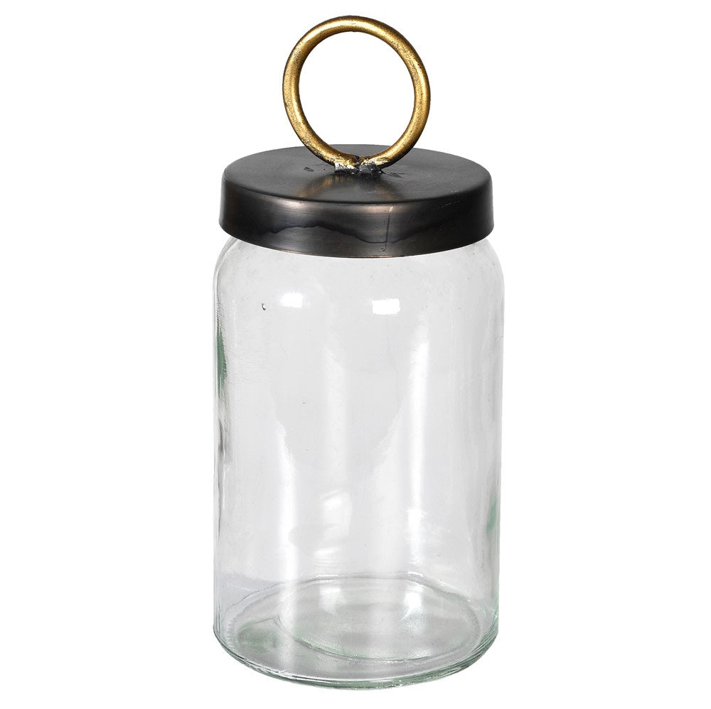 Tall Glass Jar with Ring Lid - - Liv's Solihull