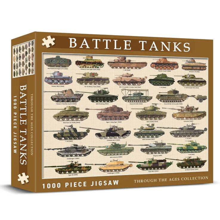 1000 Piece Jigsaw - Battle Tanks - - Liv's Solihull